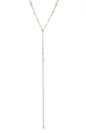 SET & STONES Phoebe Y-necklace - Gold