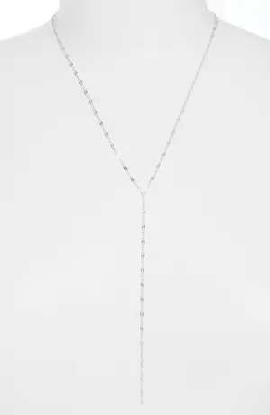 SET & STONES Phoebe Y-necklace - Silver