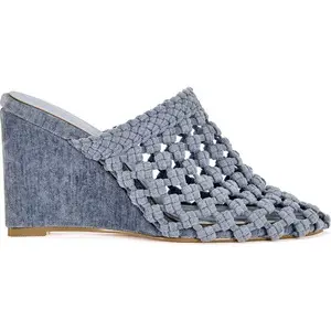 AZALEA WANG Gwendolyn Crochet Wedge Mule