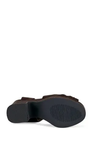 AZALEA WANG Saki Block Heel Sandals