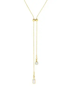 SET & STONES Zoey Lariat Necklace - Gold