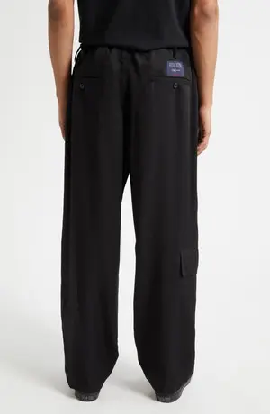 Yohji Yamamoto Drawstring Waist Cargo Pants