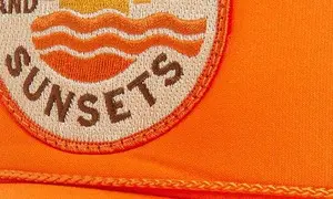 FRIDAY FEELIN’ Sunshine & Sunsets Trucker Hat - Orange