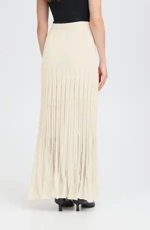 ICHI Knit Maxi Skirt