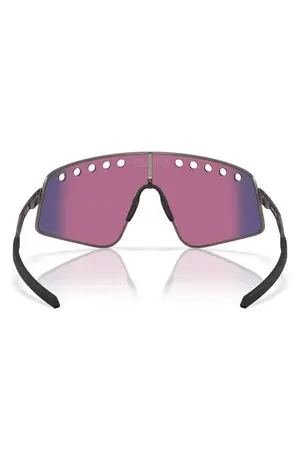 Oakley Sutro™ Ti Sweep 138mm Prizm™ Shield Sunglasses - Matte Grey