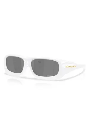 Oakley 59mm Prizm™ Rectangular Sunglasses - Black White