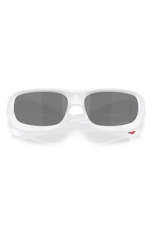 Oakley 59mm Prizm™ Rectangular Sunglasses - Black White