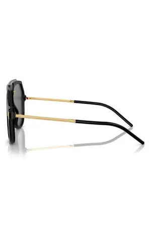 Dolce & Gabbana 50mm Pilot Sunglasses