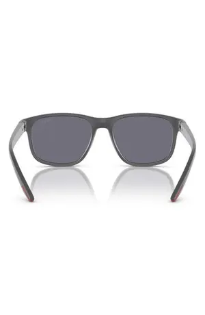 Prada 56mm Pillow Sunglasses - Light Grey Gradient