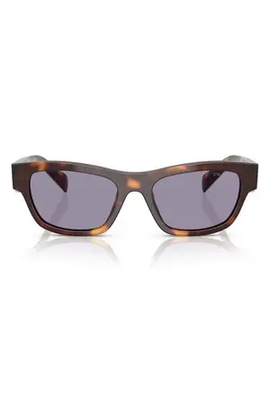 Prada 54mm Butterfly Sunglasses Grey Gradient
