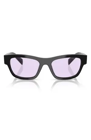 Prada 54mm Butterfly Sunglasses - Violet