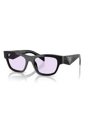 Prada 54mm Butterfly Sunglasses - Violet