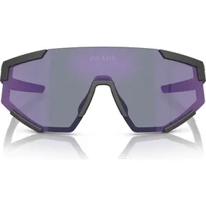 Prada 137mm Pillow Shield Sunglasses