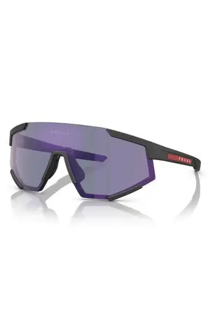 Prada 137mm Pillow Shield Sunglasses
