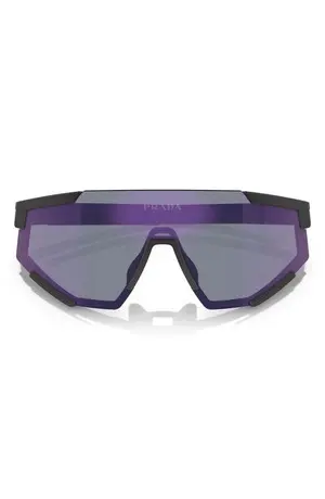 Prada 137mm Pillow Shield Sunglasses
