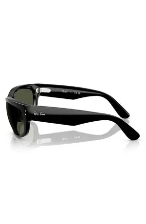 Ray-ban Balorama 60mm Pillow Sunglasses - Black