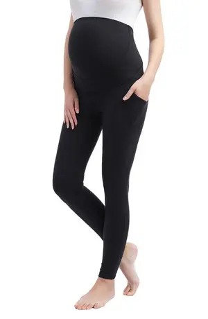 KIMI + KAI Joi Bellyback Maternity Leggings - Black