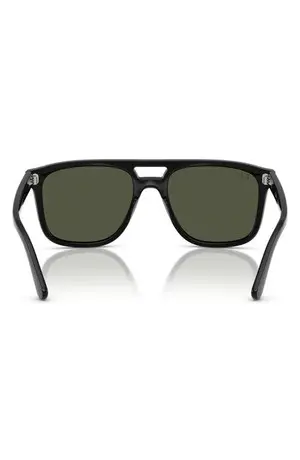 Ray-ban 55mm Square Full Rim Sunglasses - Black