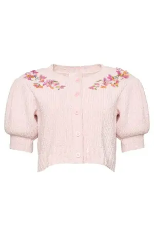 Cinq À Sept Millicent Floral Embellished Cardigan