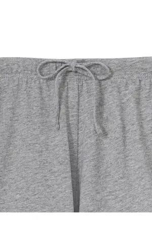 PETITE PLUME Olivia Featherweight Pima Cotton Short Pajamas - Grey