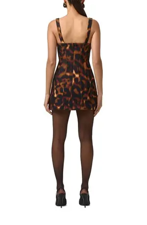 Naked Wardrobe Shell Print Minidress