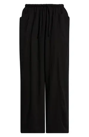 Rip Curl Barrel Leg Drawstring Pants - Black