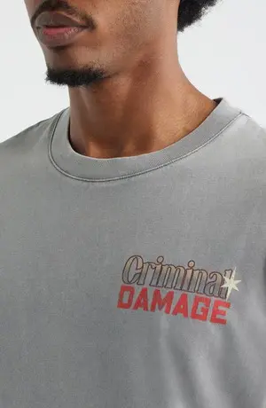 CRIMINAL DAMAGE Vending Graphic T-shirt
