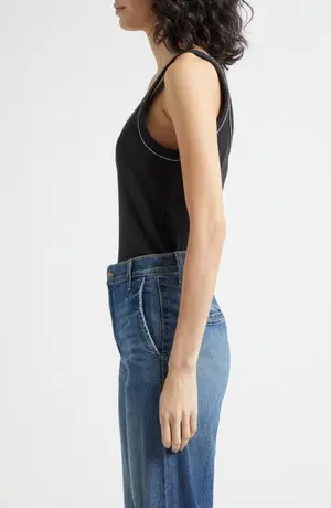 Cinq À Sept Wilma Crystal-embellished Tank - Black