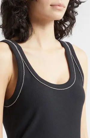 Cinq À Sept Wilma Crystal-embellished Tank - Black