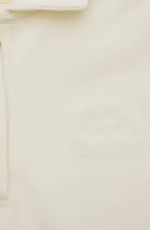 CALIFORNIA INCLINE Long Sleeve French Terry Polo - Salt