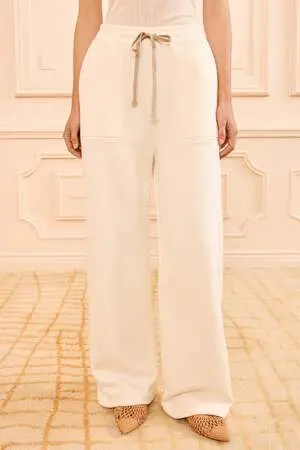 Ulla Johnson Calden Terry Pants - Creme