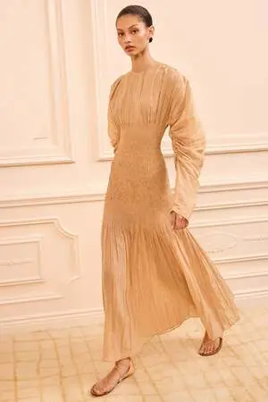 Ulla Johnson Irina Smocked Maxi Dress
