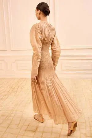 Ulla Johnson Irina Smocked Maxi Dress