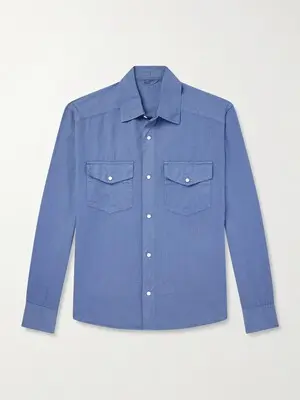3sixteen Cotton And Linen-blend Shirt
