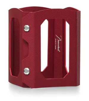 THE MARTHA, BY BACCARAT Leather Octogone Decanter Case - Clear