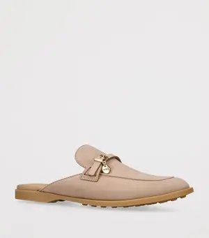 TOD'S Suede Slippers - Pink