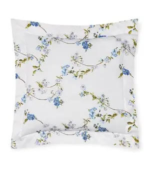 PRATESI Fresia Square Sham Pillowcase - Blue