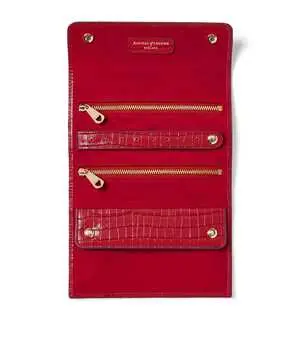 ASPINAL OF LONDON Leather Jewellery Roll