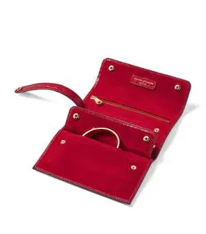 ASPINAL OF LONDON Leather Jewellery Roll
