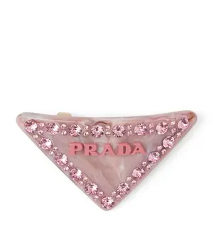 Prada Studded Hair Accessories