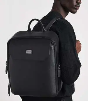 Emporio Armani Leather Backpack
