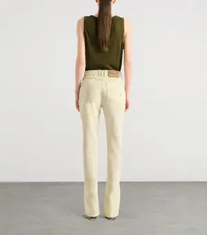 Balmain Faded High-rise Flare Jeans
