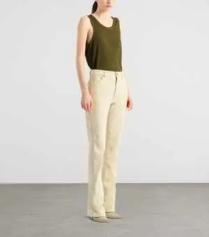 Balmain Faded High-rise Flare Jeans
