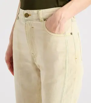 Balmain Faded High-rise Flare Jeans