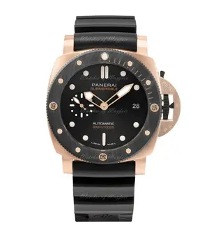 Panerai Submersible Quarantaquattro Orocarbo Watch - Black