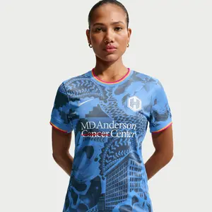 Nike Houston Dash Stadium Away Dri-fit Nwsl Replica Jersey - Blue