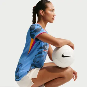 Nike Houston Dash Stadium Away Dri-fit Nwsl Replica Jersey - Blue