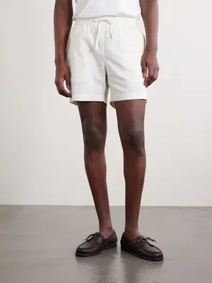 KARDO Olbia Straight-leg Khadi Cotton Shorts
