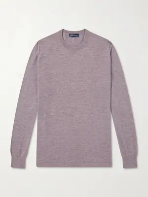 Thom Sweeney Crewneck Sweater - Brown