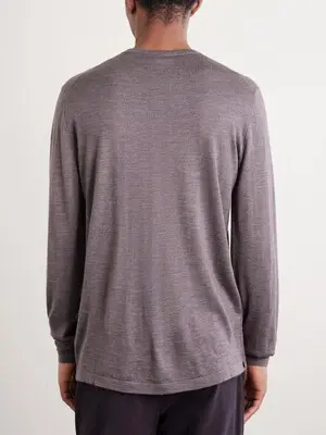 Thom Sweeney Crewneck Sweater - Brown